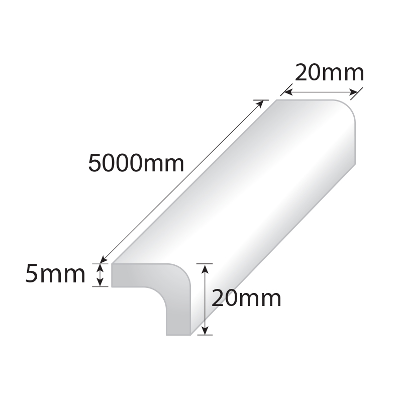 L-Shaped Protection Foam (5metres) - Steve & Leif